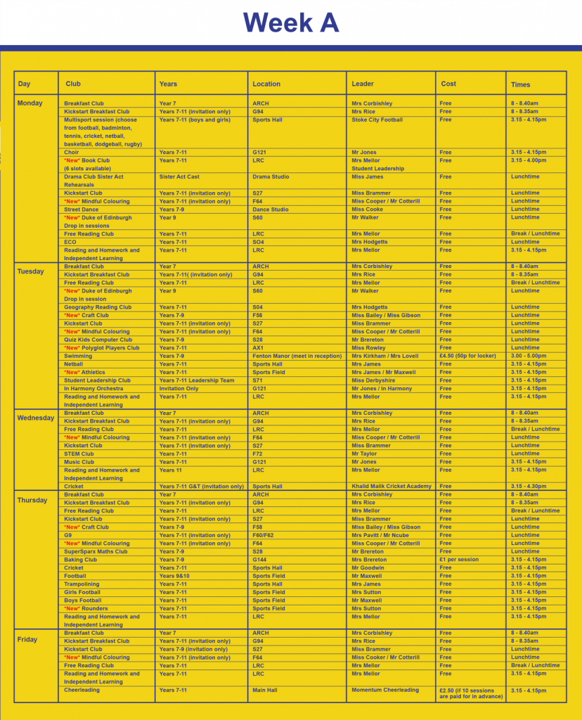 Ormiston Meridian Academy - Enrichment